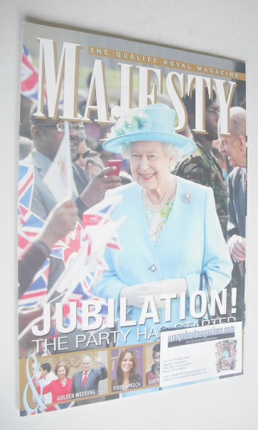 Majesty magazine - Queen Elizabeth II cover (May 2012)