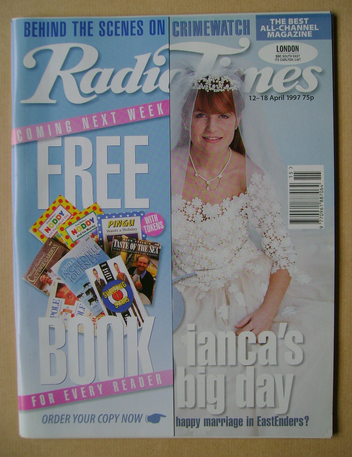 Radio Times magazine - Patsy Palmer cover (12-18 April 1997)