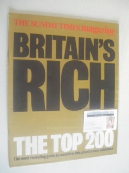 The Sunday Times Rich List Magazine Back Issues - CrazyAboutMagazines