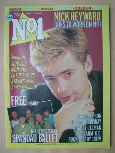 No 1 Magazine Back Issues - Vintage Music Magazines
