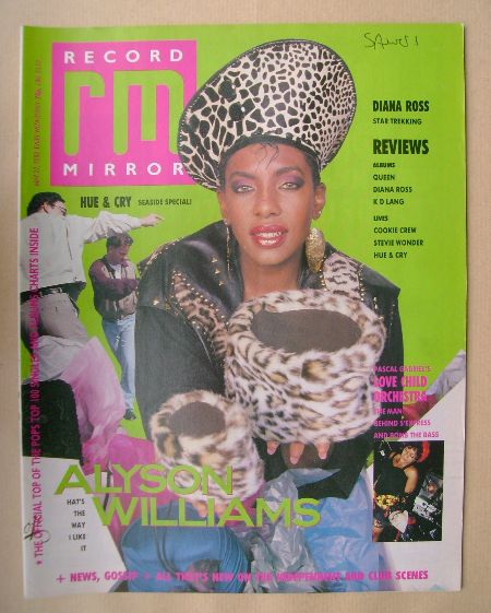 Record Mirror magazine - 27 May 1989