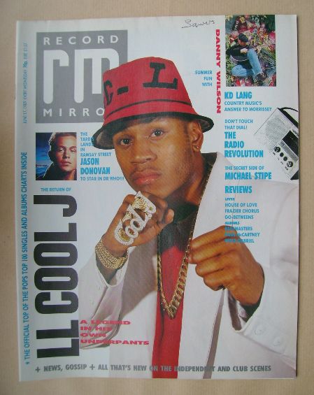 Record Mirror magazine - LL Cool J cover (17 June 1989)