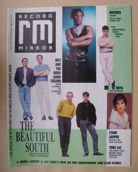 Record Mirror magazine - 10 June 1989