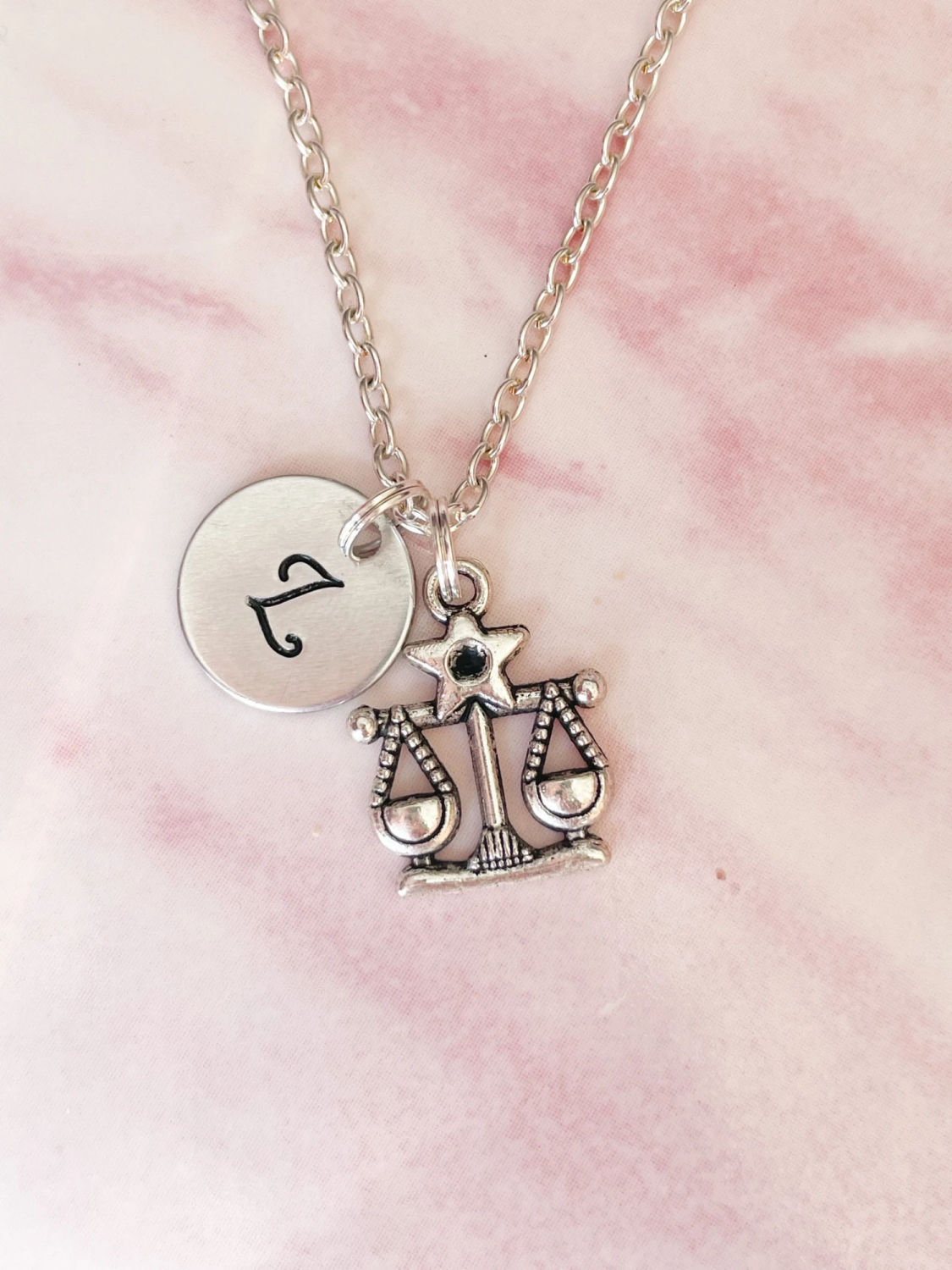 Zodiac Libra Necklace For Women Gifts, Libra Necklace Silver Necklace ...