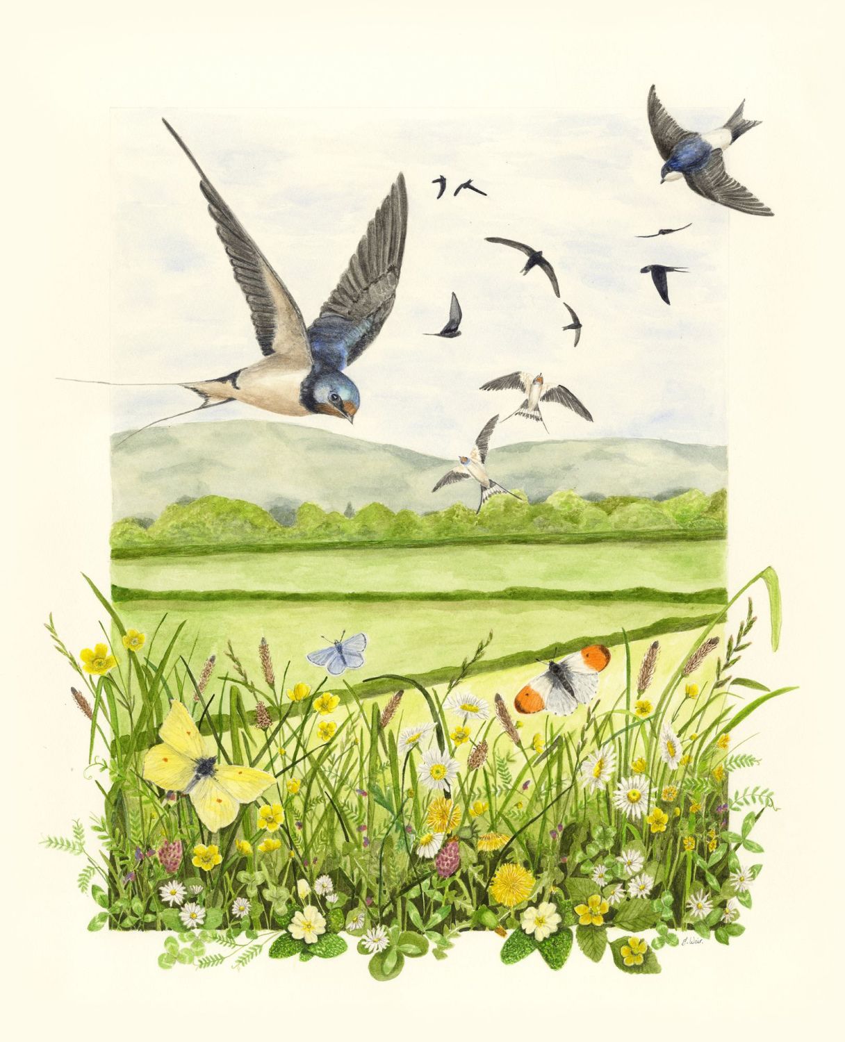 Here Comes Spring Print