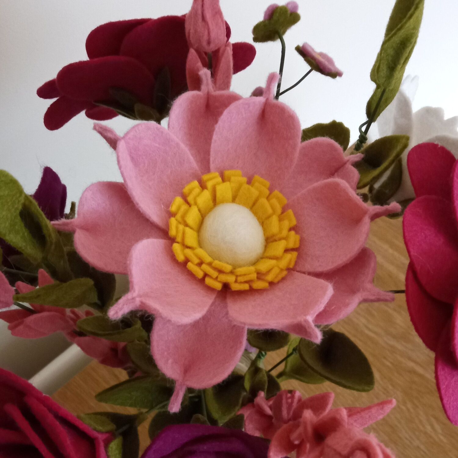 Handmade Felt Flower Decorations and Gifts.