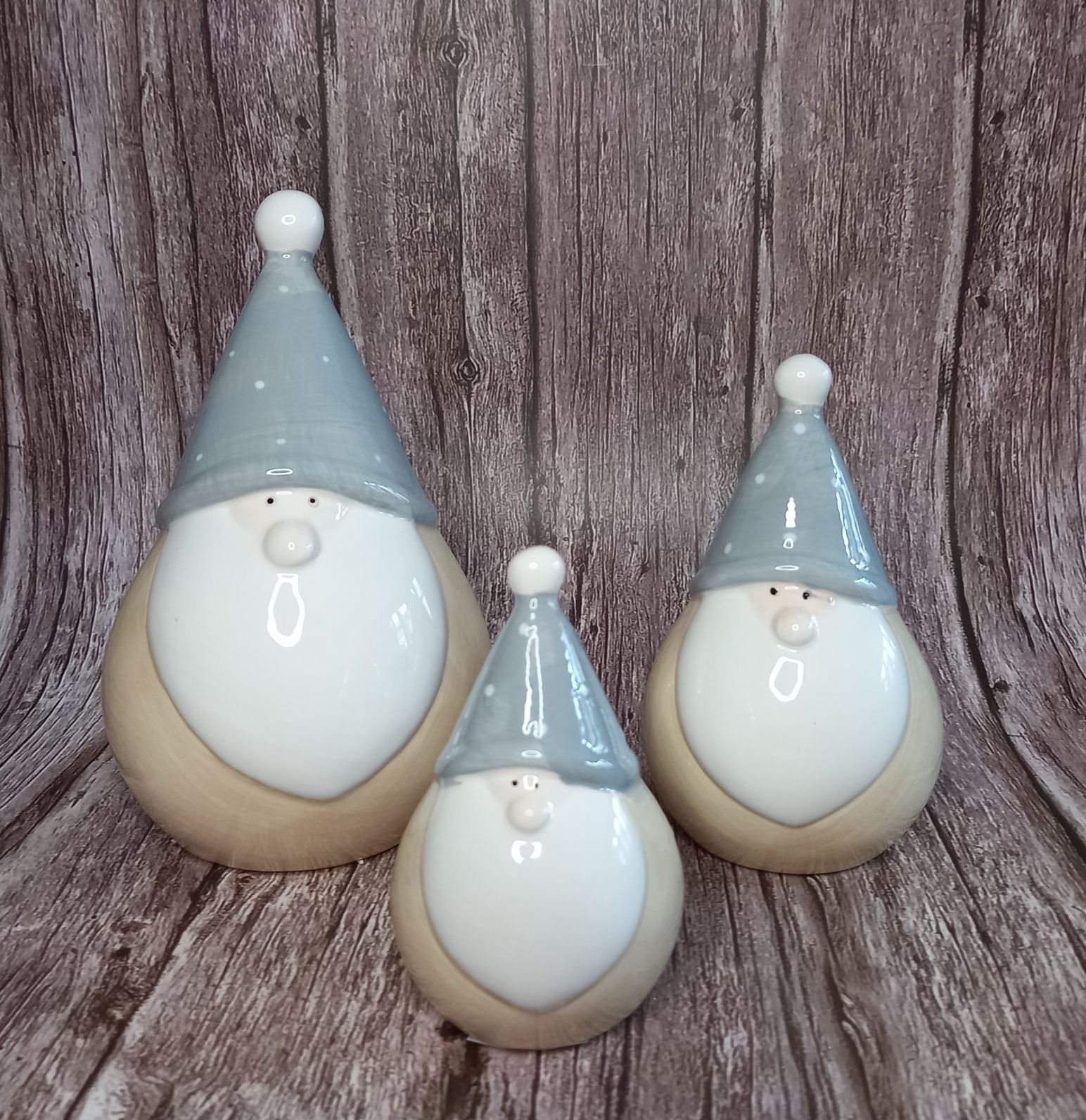 Ceramic Gonk Set - Christmas - Home Cwtches