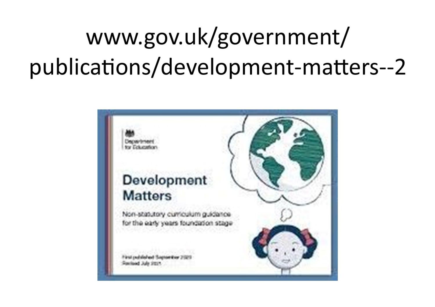 Early Years Foundation Stage