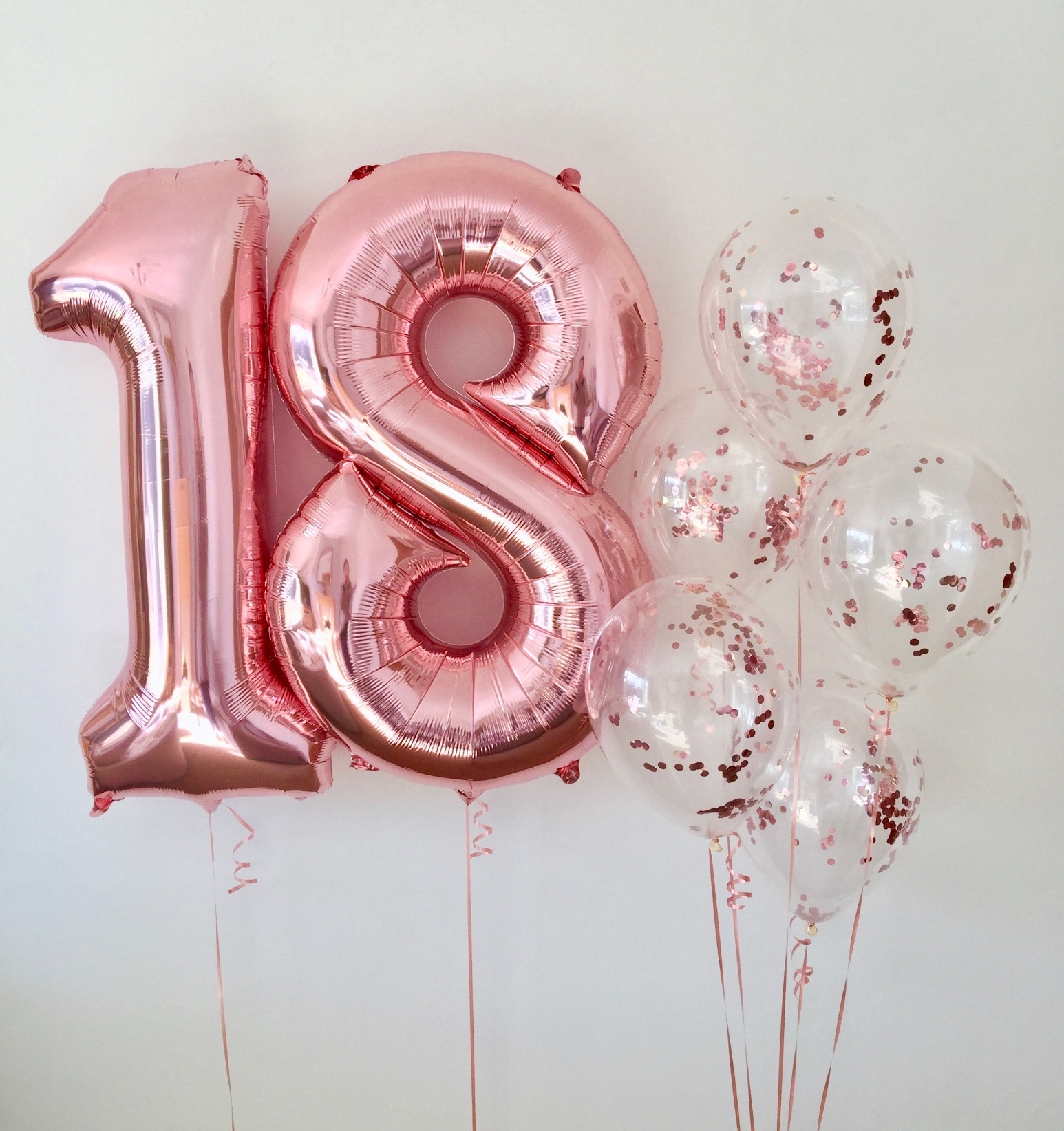 Giant Numbers and Confetti Balloons