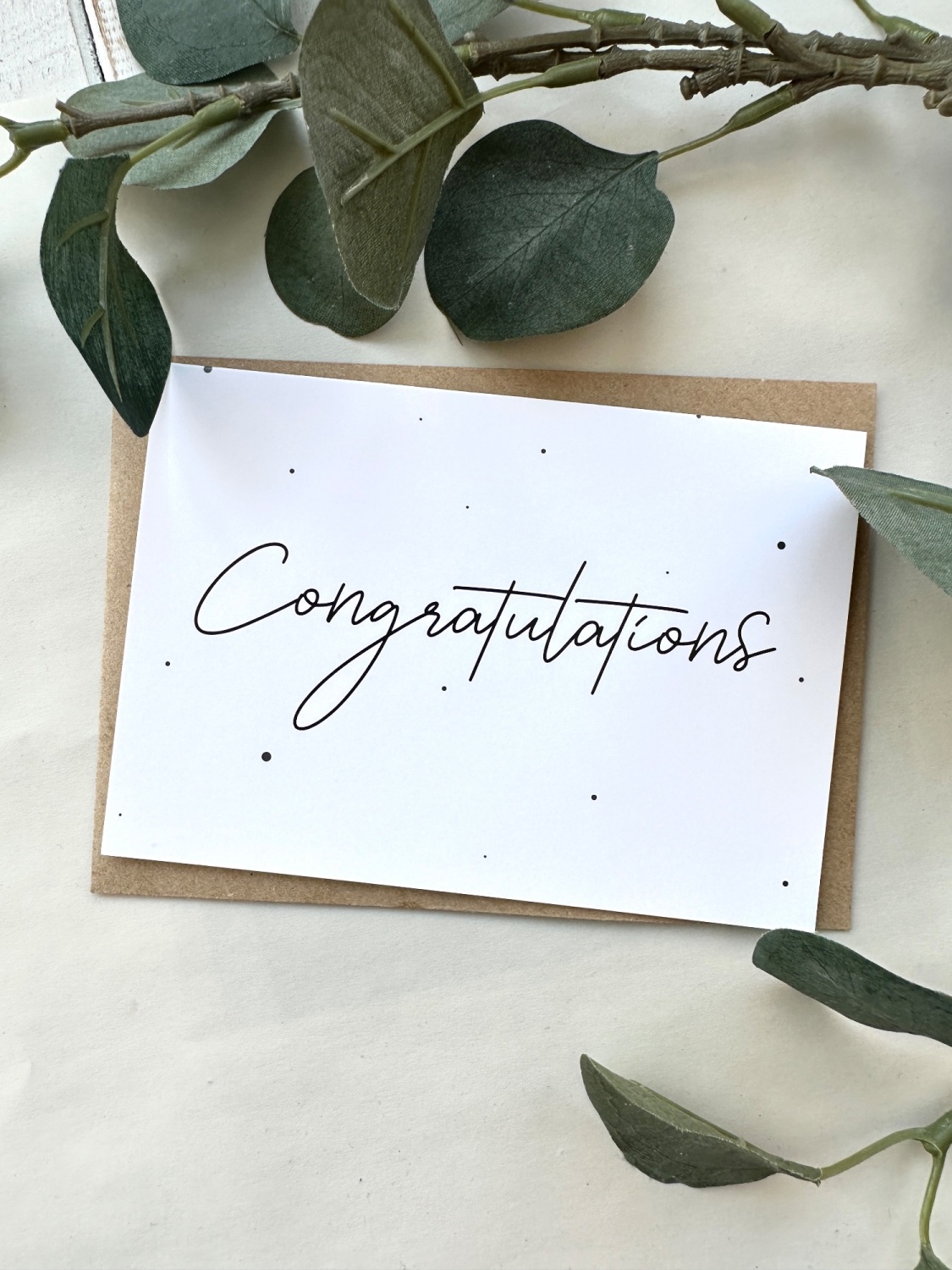 Congratulations Modern Small Card