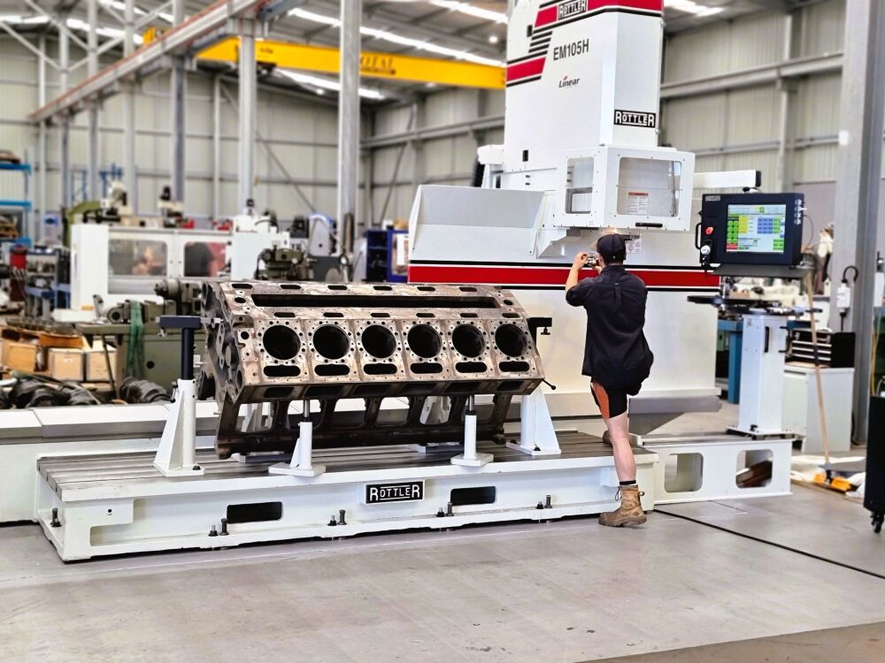 Caterpillar and Cummins Line Boring | Honing Blocks