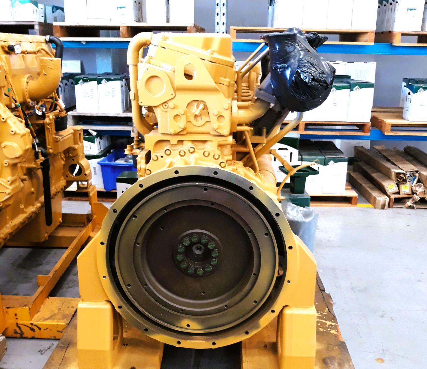Caterpillar C18 Industrial Engine For a Wood Chipper For Sale
