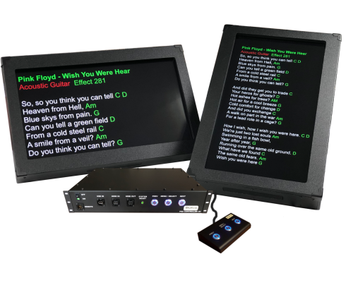 Singers Lyric Prompter – Teleprompter | Stageprompter