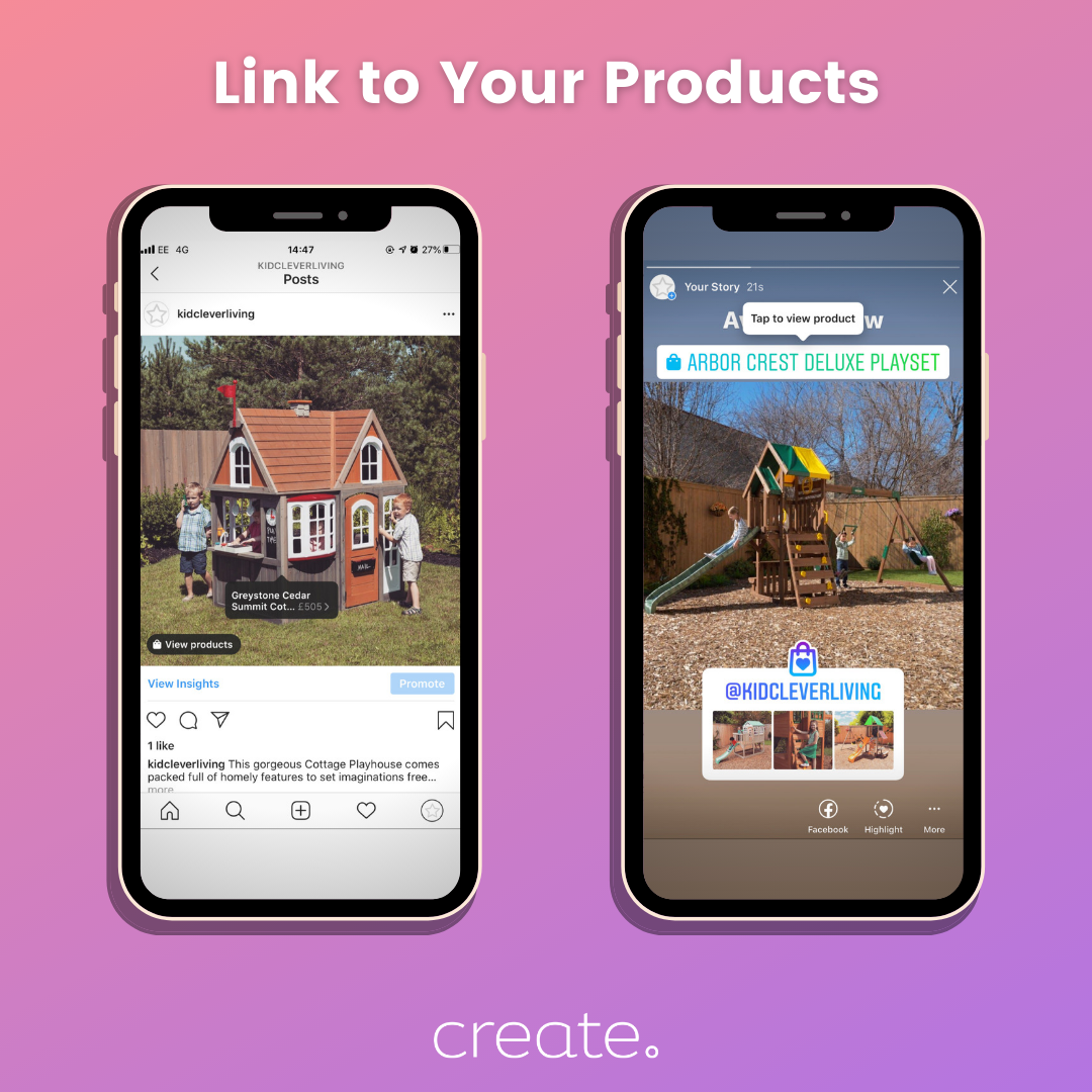 Instagram Landing Pages | Build your website with Create.