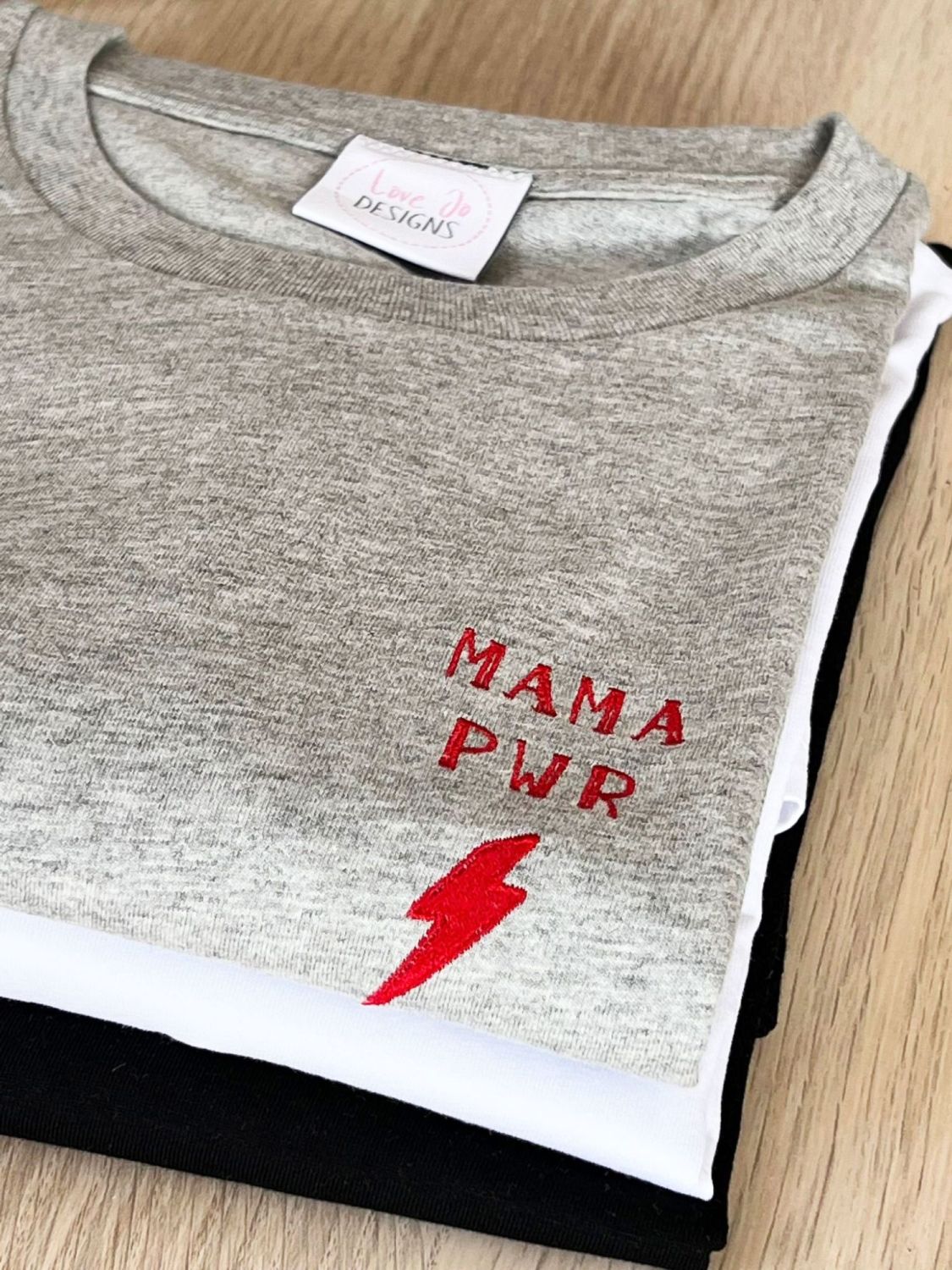 Mama Power - Embroidered Tee