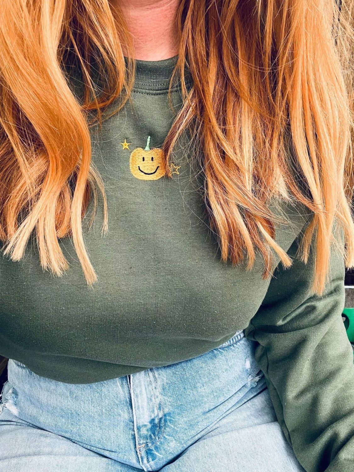 Pumpkin Coloured Jumper