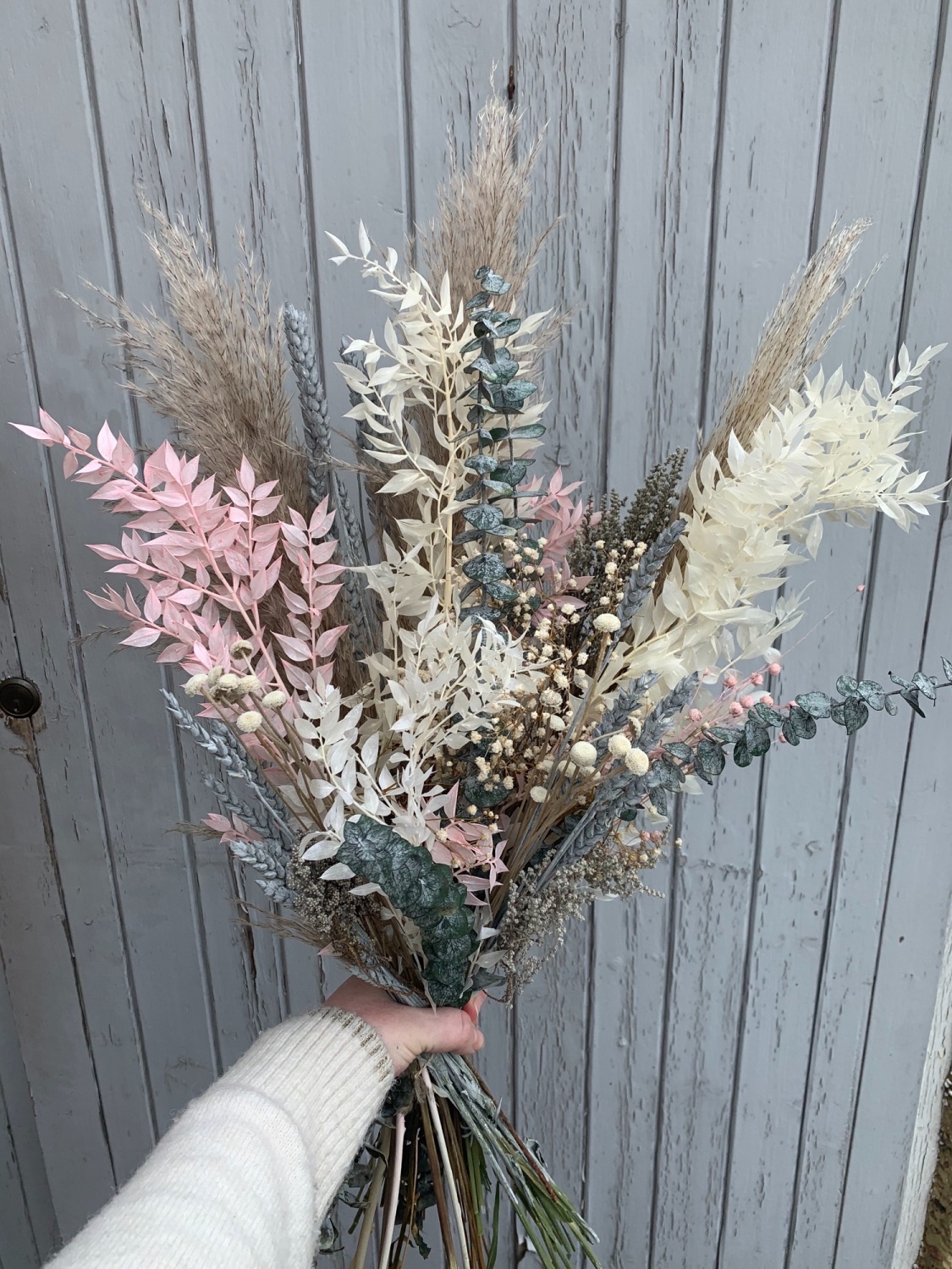 Dusky Field Dried Flower Bouquet