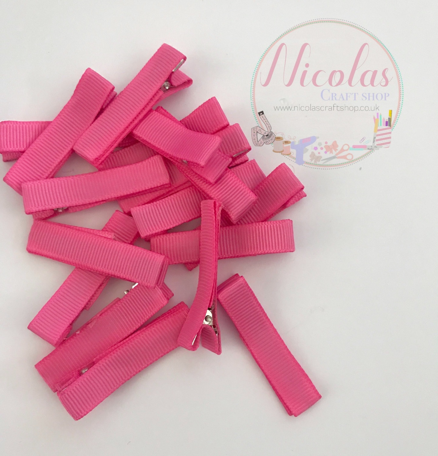 Pre lined 45mm alligator clips