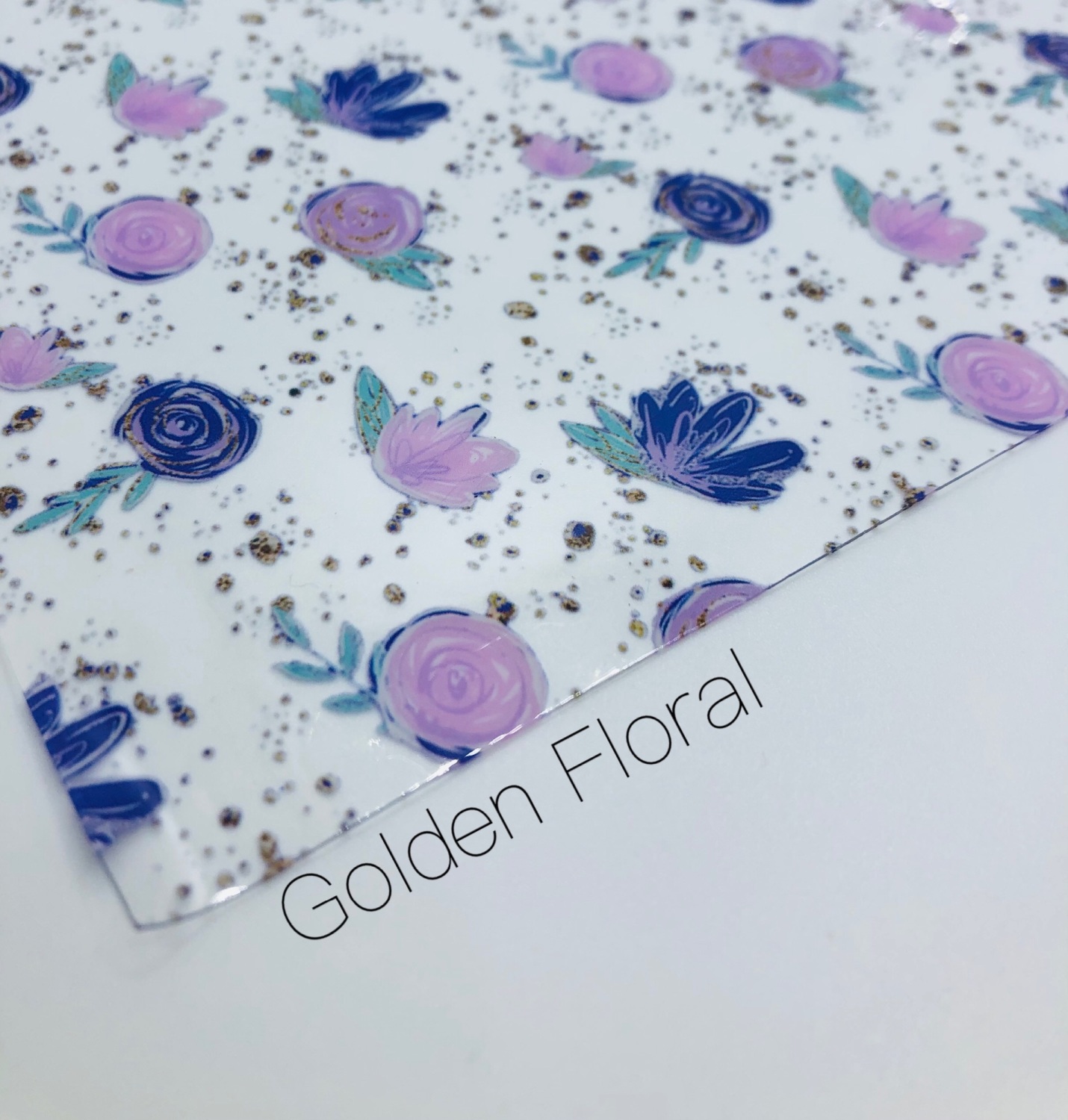 printed transparent jelly fabric