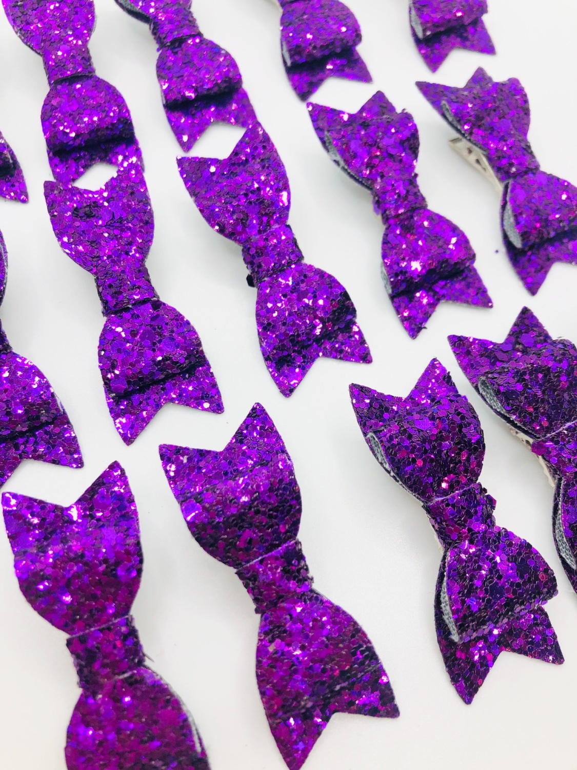 bowknot stall filler glitter bow on clip wholesale