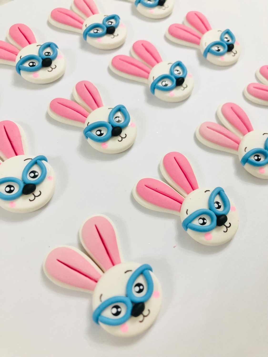 carrot easter bunny rabbit polymer clay glasses