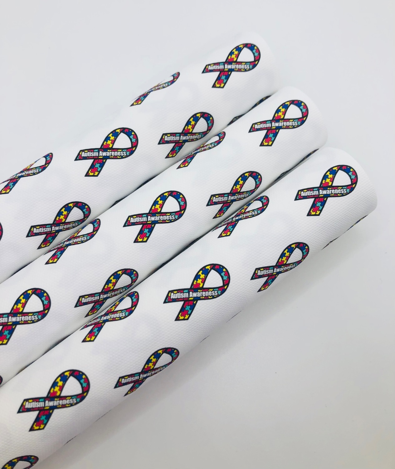 Autism awareness printed canvas sheet