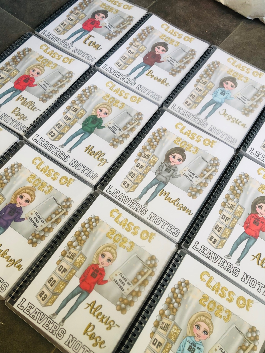 school leavers year 6 graduation class of 2023 personalised stationery ...