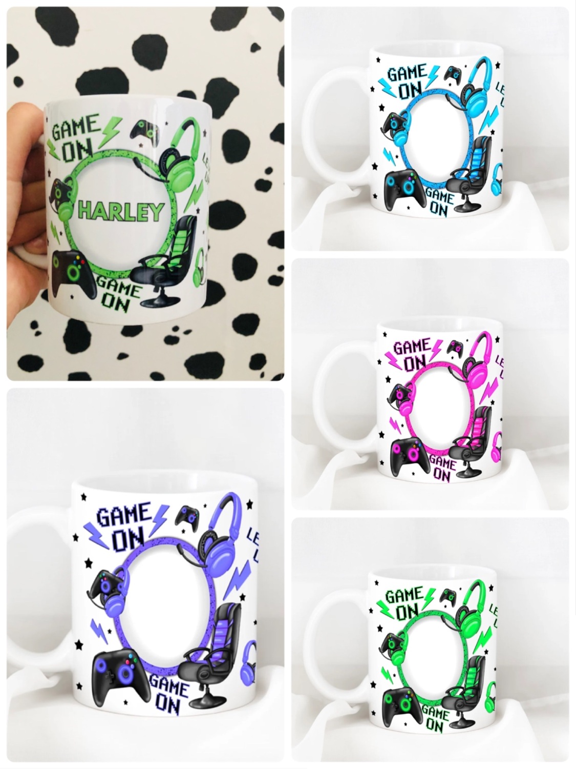 Gamer Xbox game console mug present personalised mug