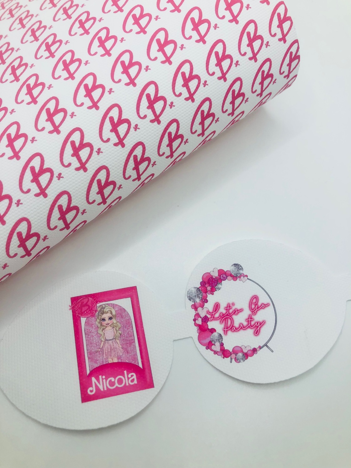 Inspired barbie let’s go barbie boxed doll PRE CUT BOW LOOP