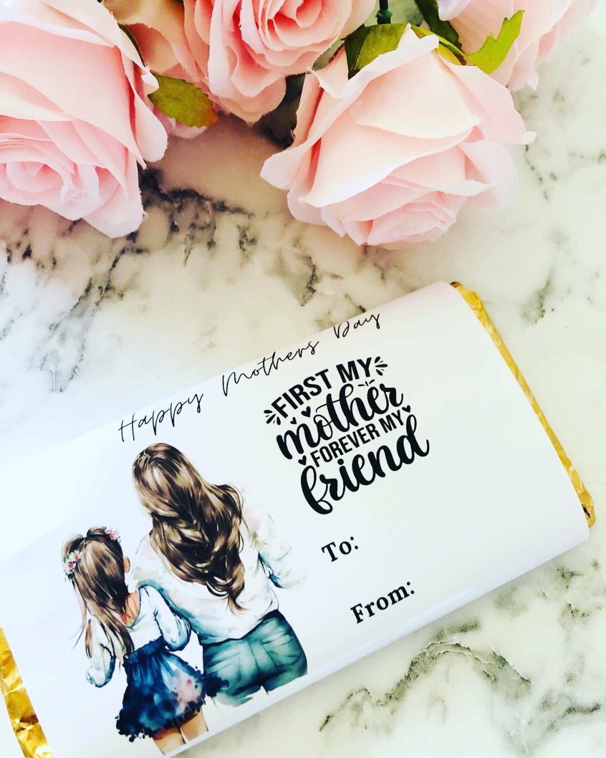 Personalised Mother’s Day first my mother forever my friend best mum ...