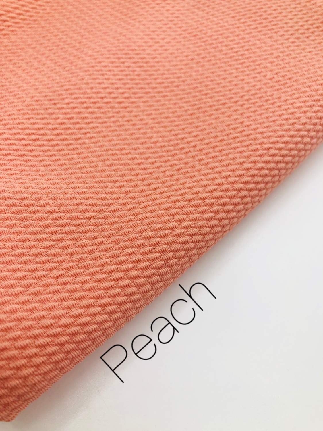 textured liverpool bullet fabric peach