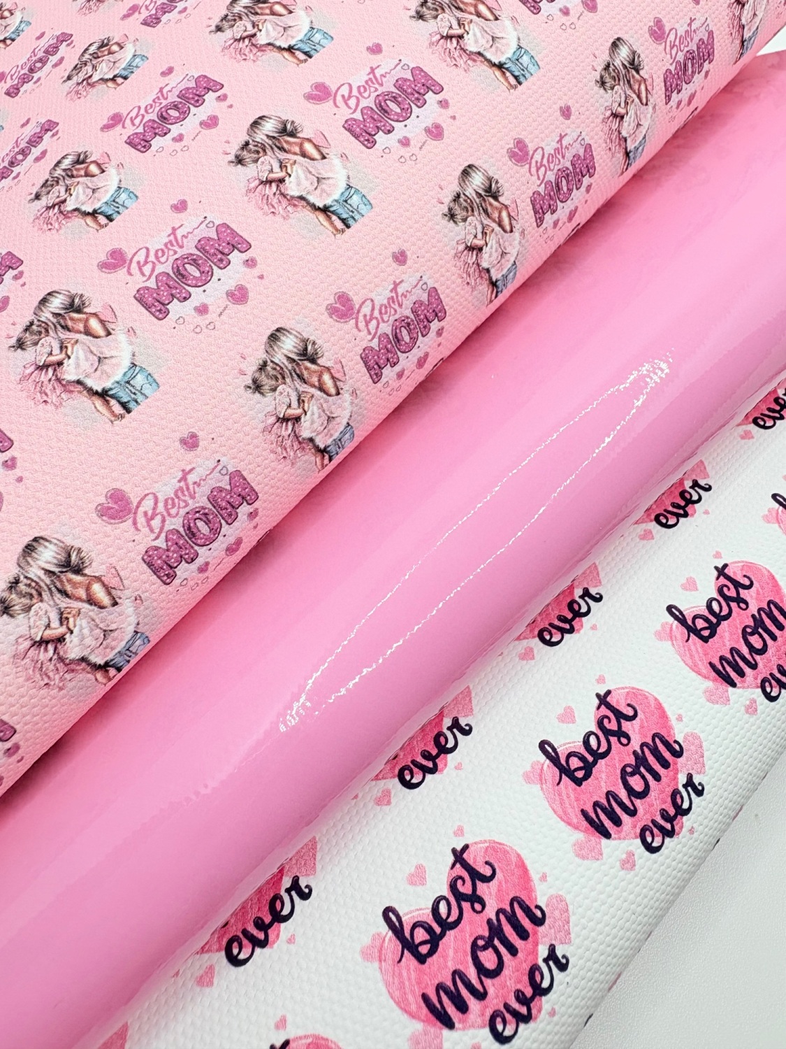 Best mom pink mummy and me printed fiver friday bundle