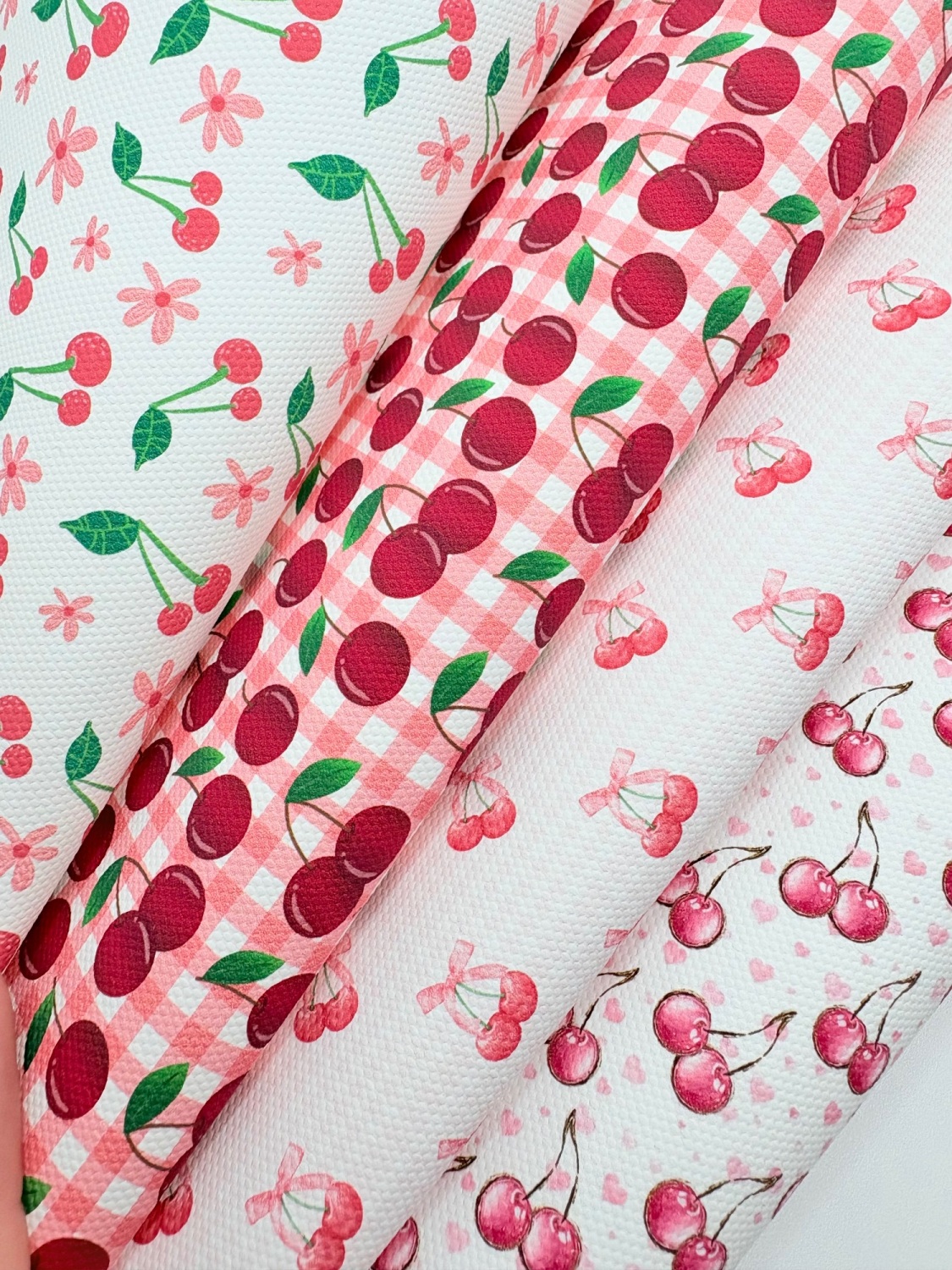 LIMITED EDITION - Cherries 4 PACK Printed Fabric Friday Bundle