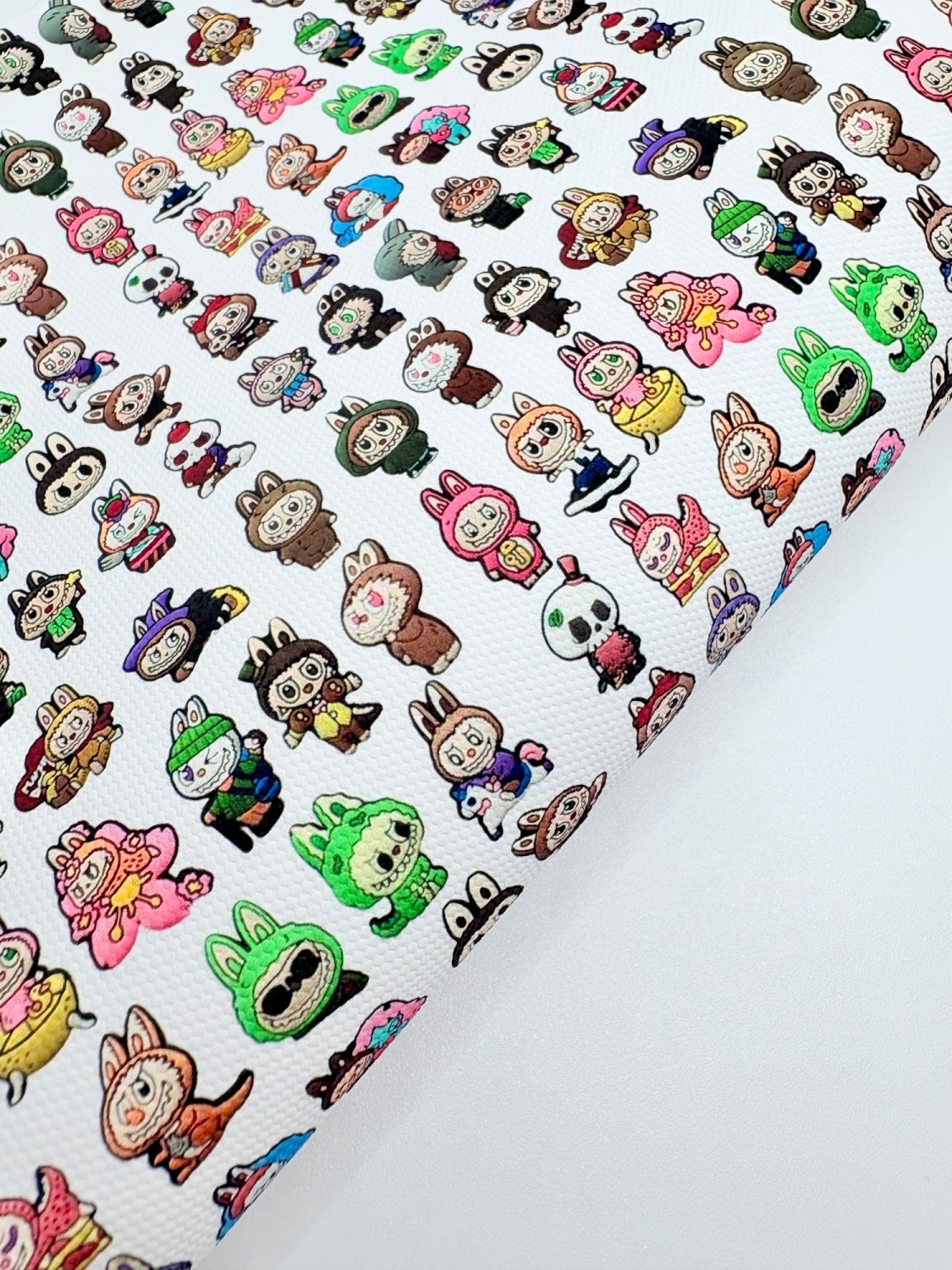 1281 - LABUBU Collage printed canvas sheet