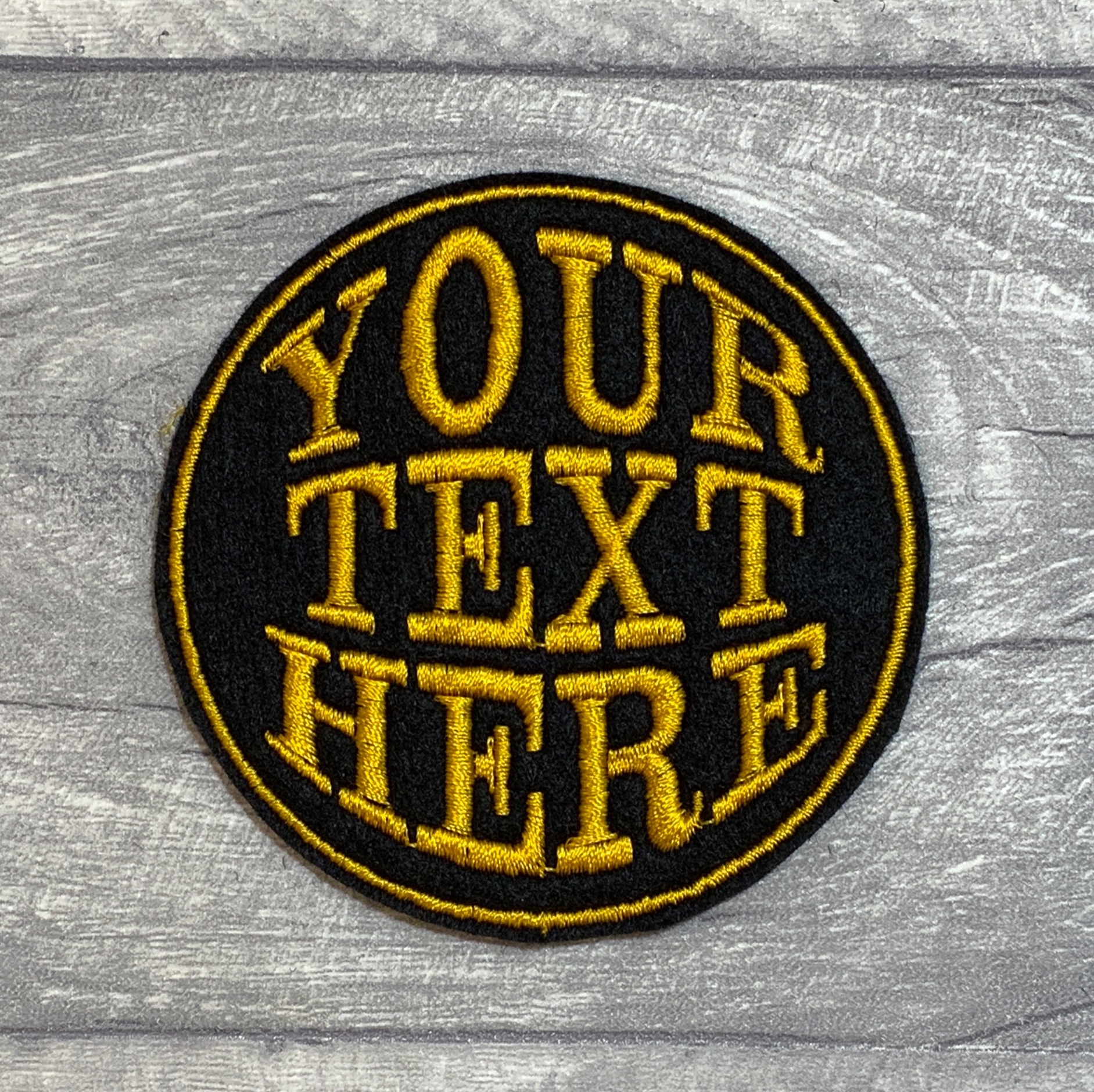 Circle - Iron on and Sew on Patches, Pin Badges & Personalised Gifts ...