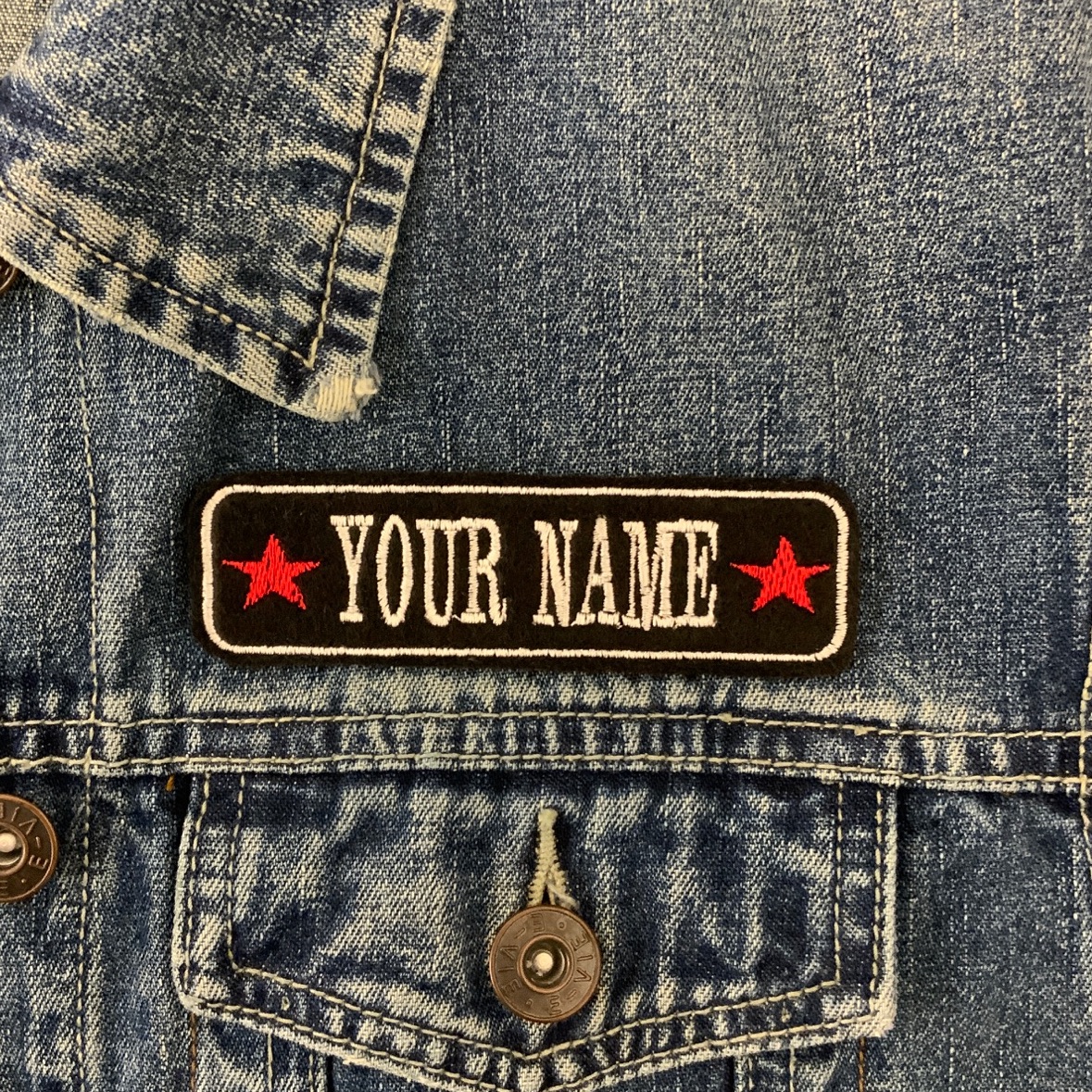 Straight rectangular - Iron on and Sew on Patches, Pin Badges ...