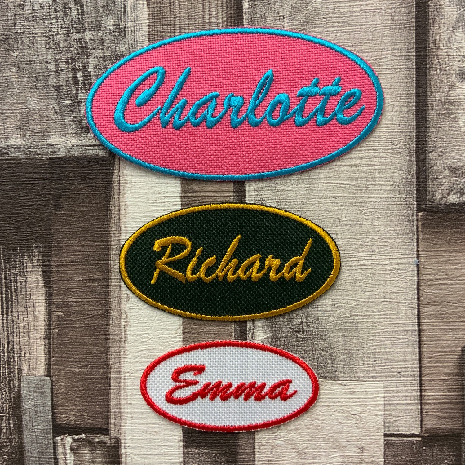 Name - Iron on and Sew on Patches, Pin Badges & Personalised Gifts ...