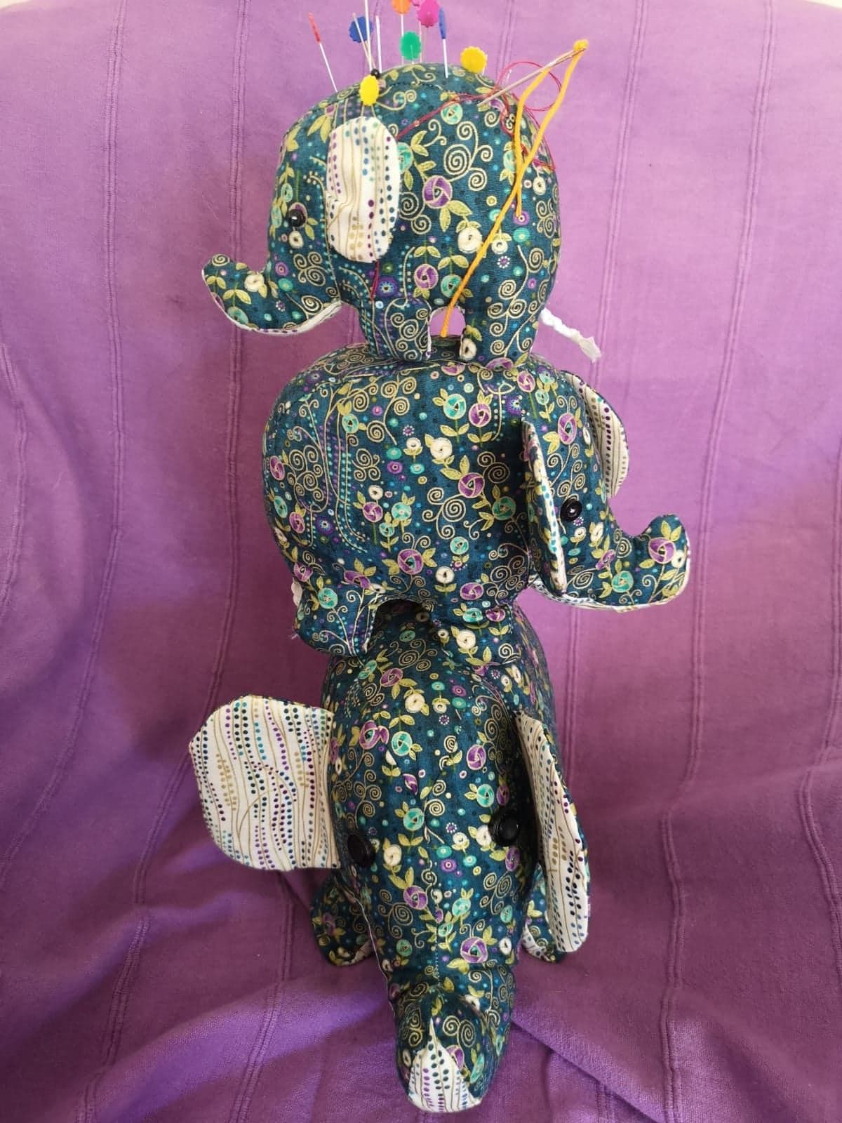 'A Memory of Elephants' Pattern - paper copy