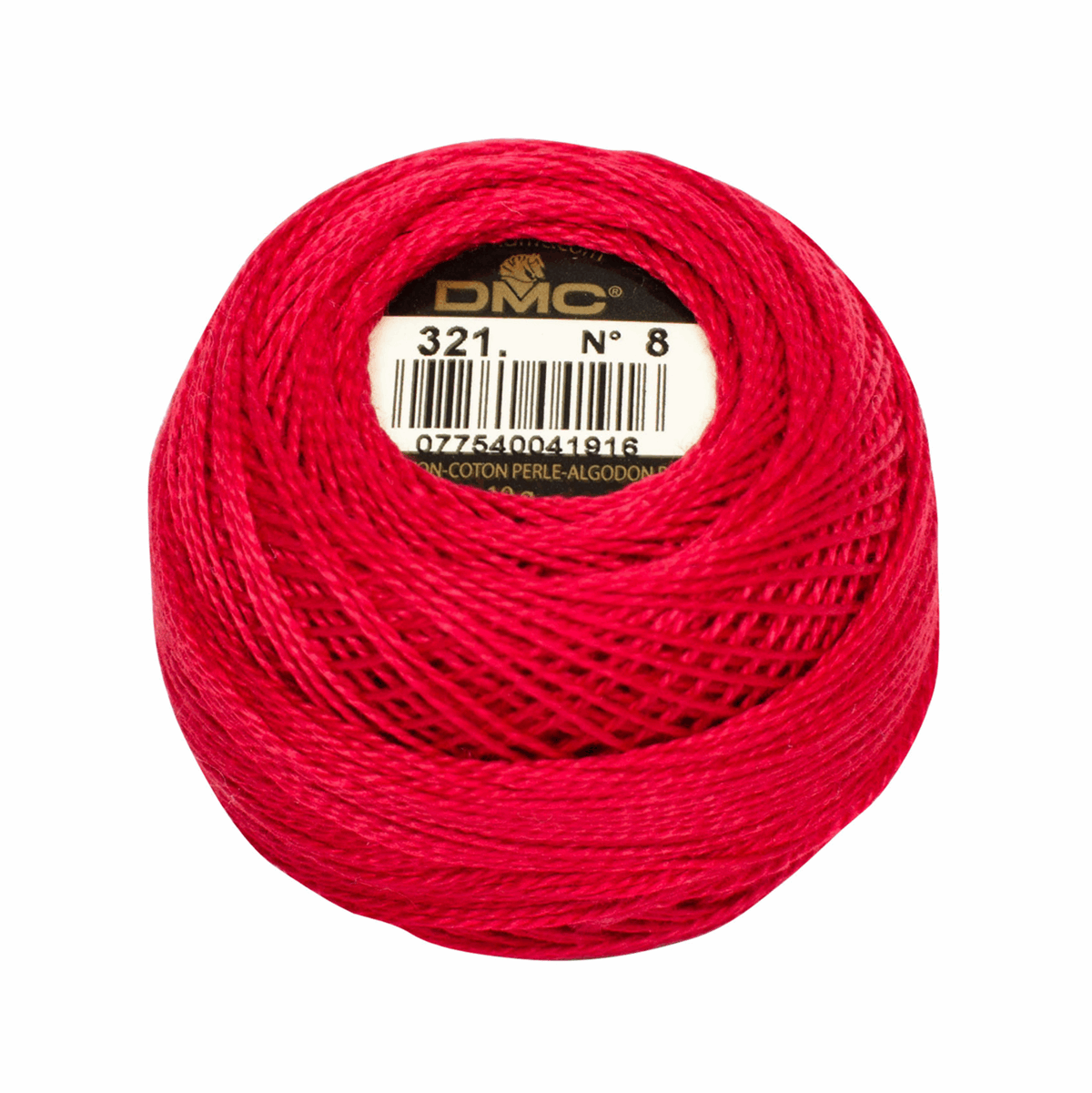 coton perle no 8 10g embroidery redwork thread 321