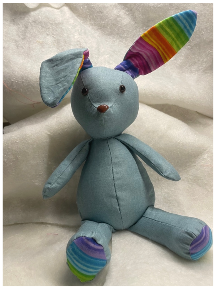 Blueberry Rabbit Pattern - paper copy