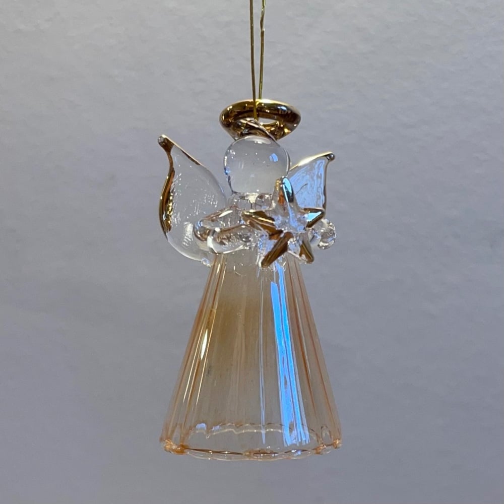 Heaven Sends Angel with Star (Amber)