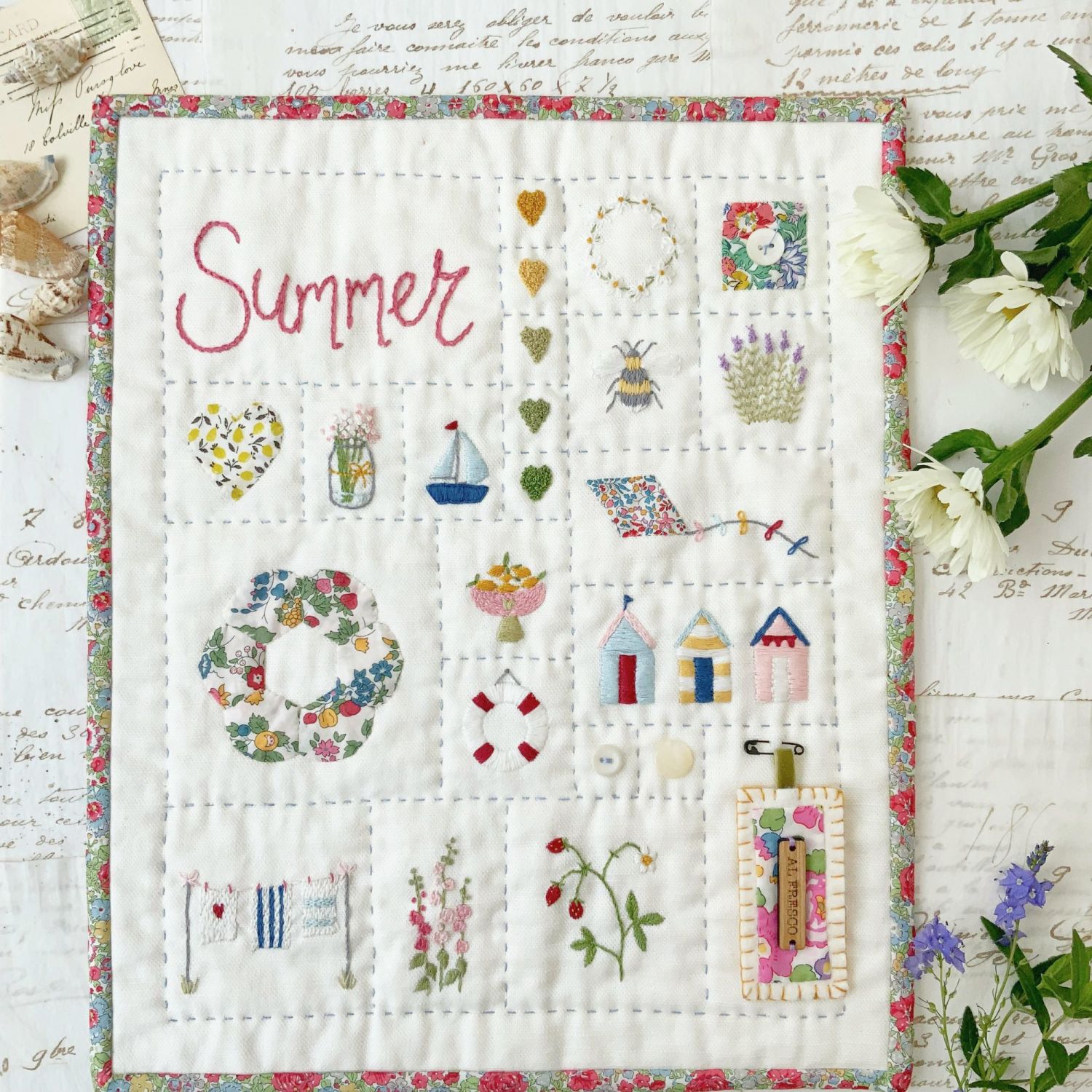 Subscription Clubs, Embroidery and Quilt Kits by Pretty Fabrics and Trims