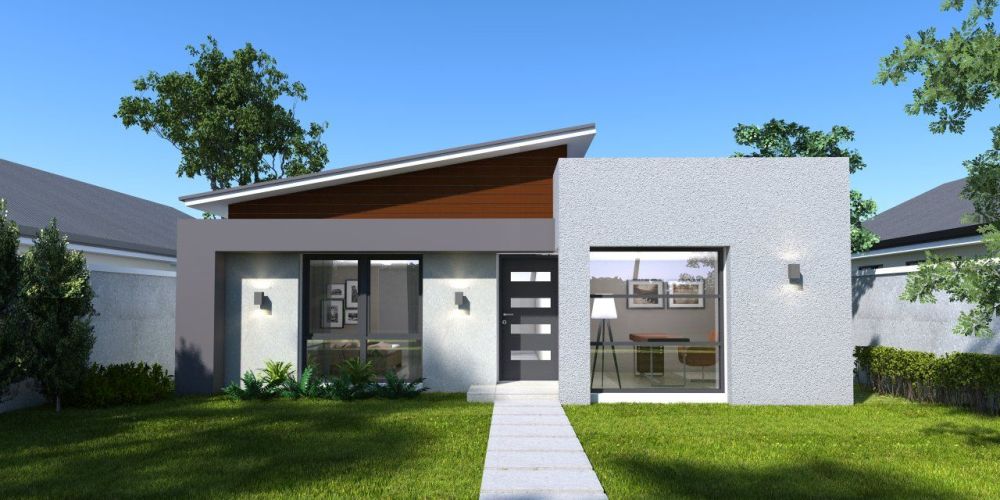 The Lane Single Storey Rear Garage Home Design Online | Purchase ...