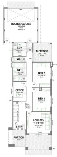 The Wanna 2 Storey Rear Garage Home Design Online | Purchase Quality ...