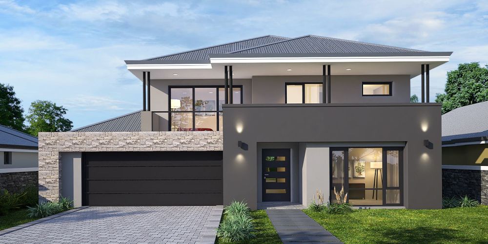 The Harbour 2 Storey Reverse Living 2 Storey Home Design | Purchase ...