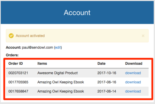 Creating a Customer Login