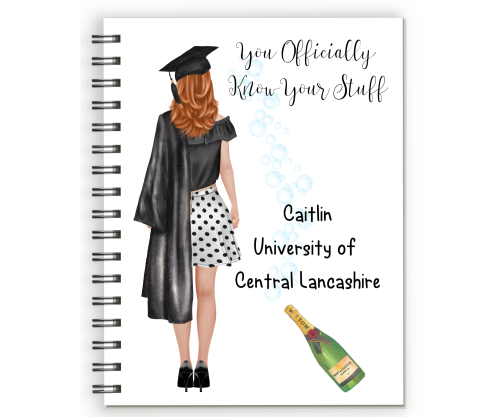 personalised graduation gifts | graduation notebook | customised ...