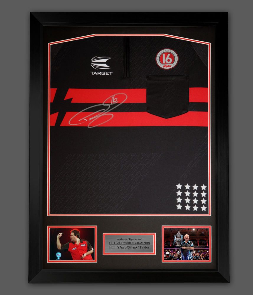 Phil Taylor - Montage Moments Authentic Memorabilia Shop.