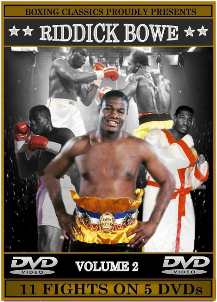 BOXING DVDS - RIDDICK BOWE