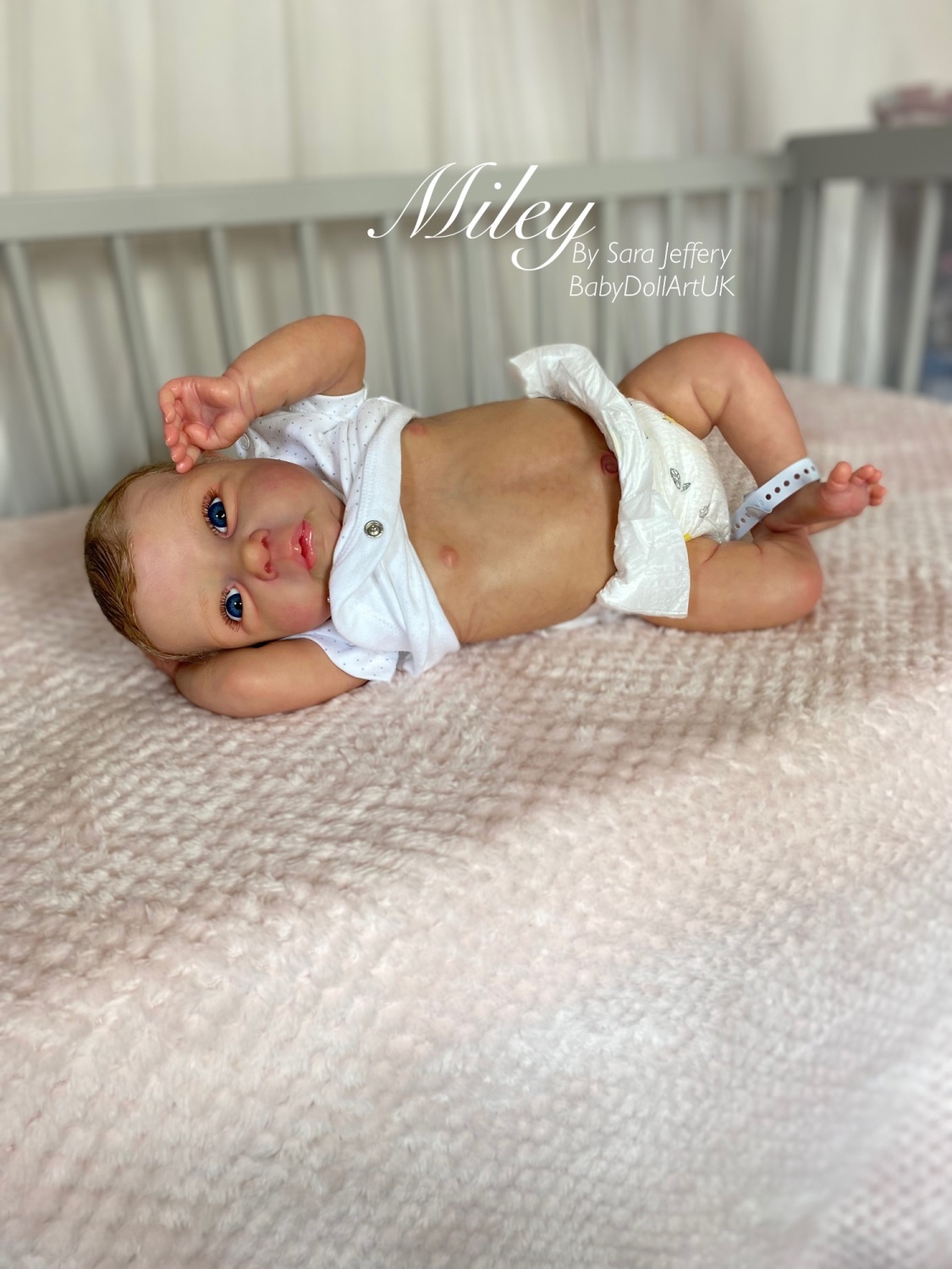 reborn baby girl MILEY (COA 10/2000 by Cassie Brace) by UK Artist Sara ...